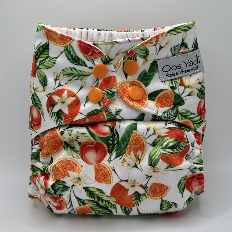Wilder Cloth Pocket Diaper Orange That Peachy Oos Yadi